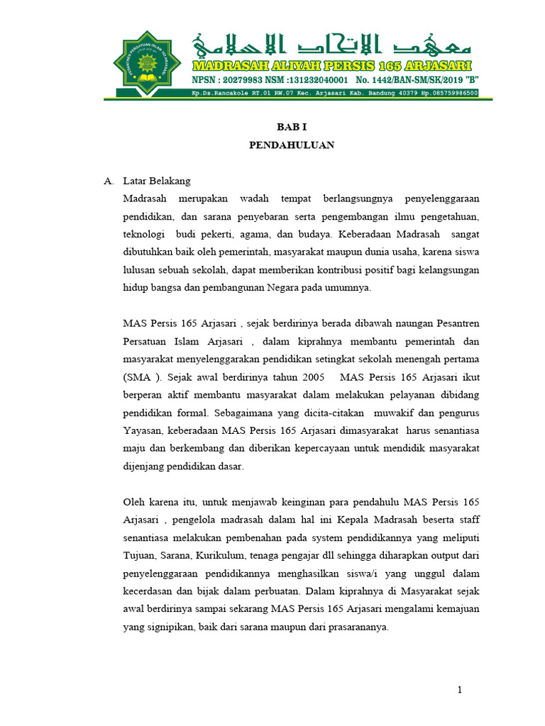 Program Kerja PPDB MA Persis 165 2024-2025 | PDF | Karier & Perkembangan