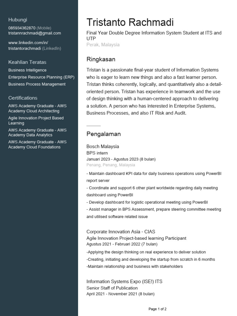 Profile | PDF | Amazon Web Services | Information Technology