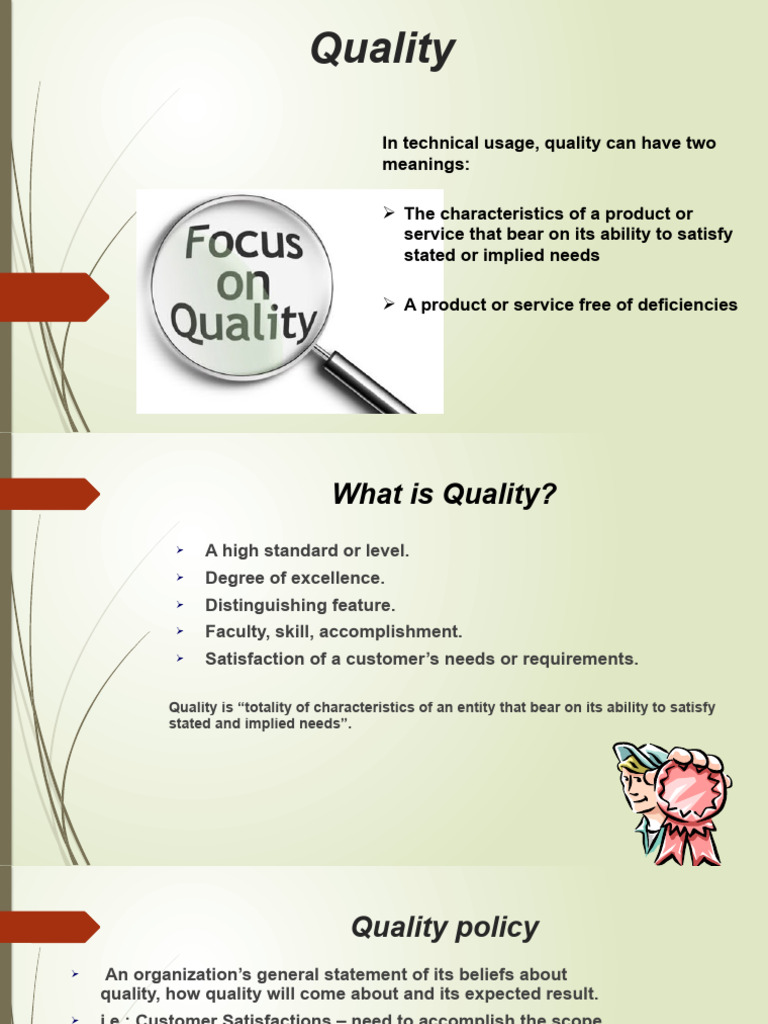 Quality Orientation Program | PDF | Technology & Engineering