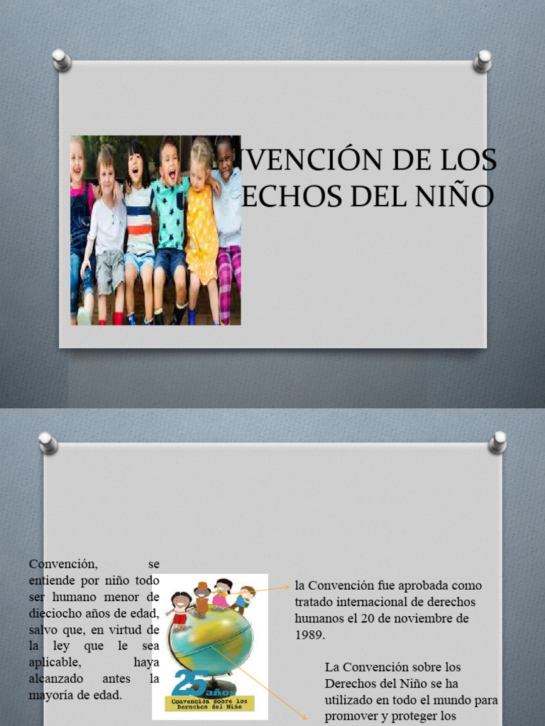 Convención de Los Derechos Del Niño | PDF | Derechos de los niños ...