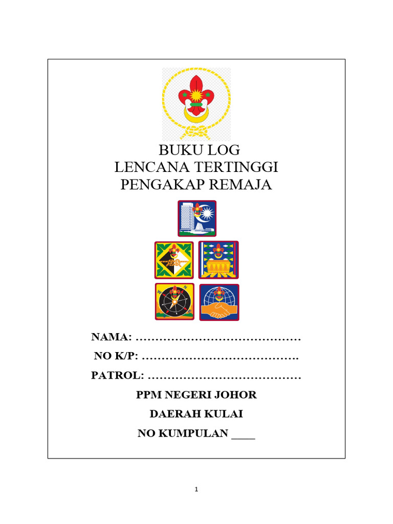 Buku Log 5 Badges Pengakap Remaja | PDF