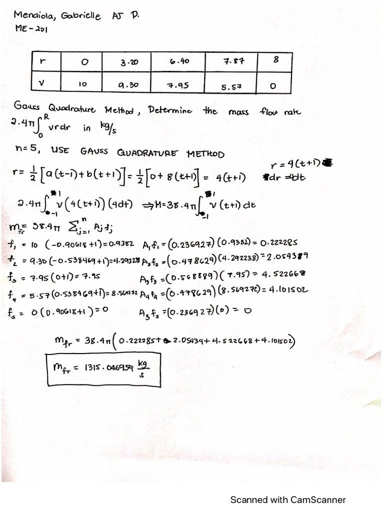 Assignment 3 Numerical Integration | PDF