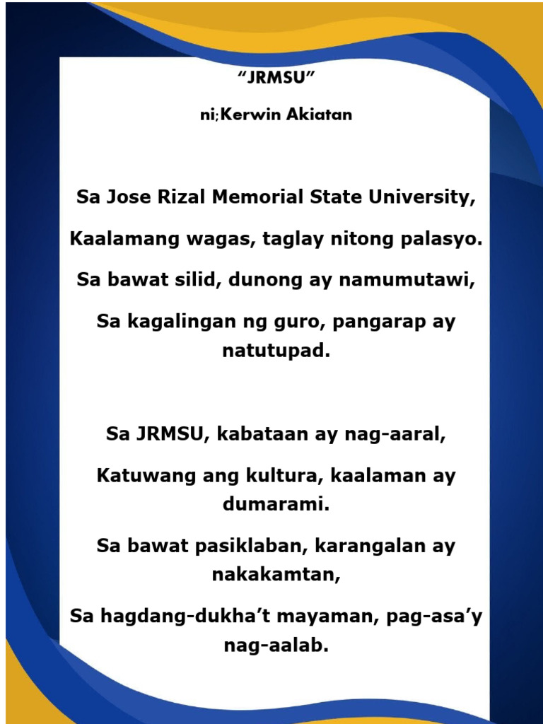 JRMSU | PDF