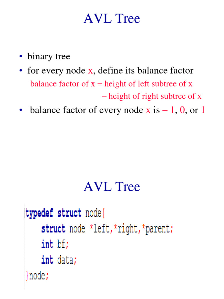 AVL Trees Lect | PDF | Algorithms And Data Structures