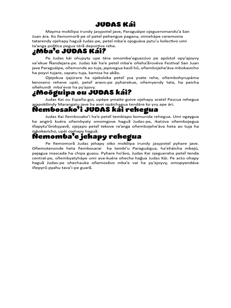 Judas Kái | PDF