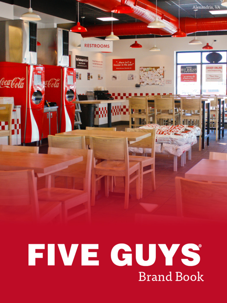Five Guys Brand Book Main Section | PDF | Hamburgers | Foods