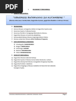 Umushinga W'ubworozi Bw'ingurube Bwa Kijyambere | PDF