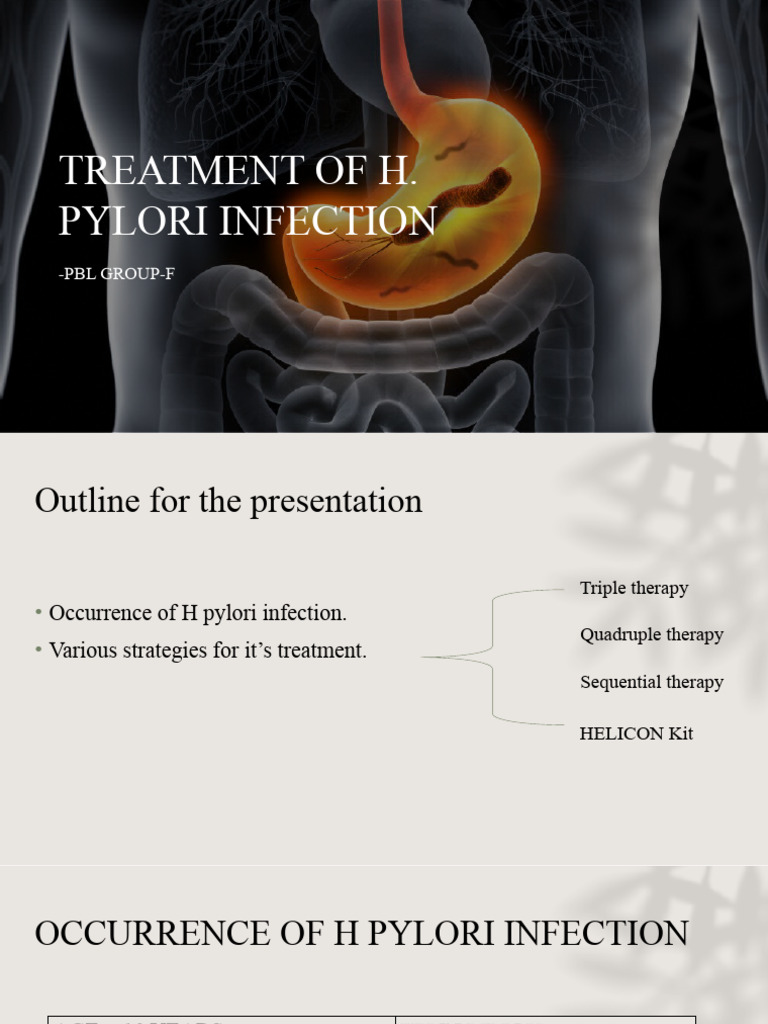 Treatment of H Pylori | PDF | Pharmacology | Causes Of Death