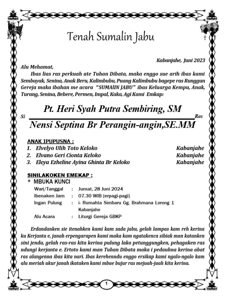 F4 - Sumalin Jabu - Heri | PDF