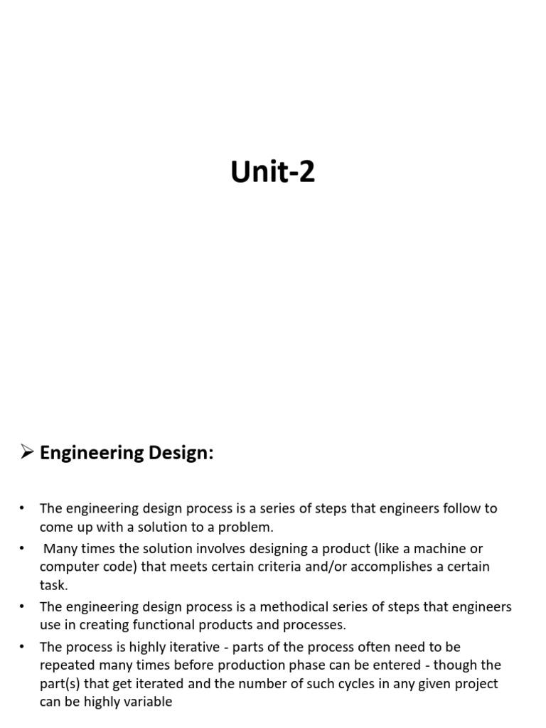 IA Unit 2 | PDF | Business Intelligence | Engineering Design Process