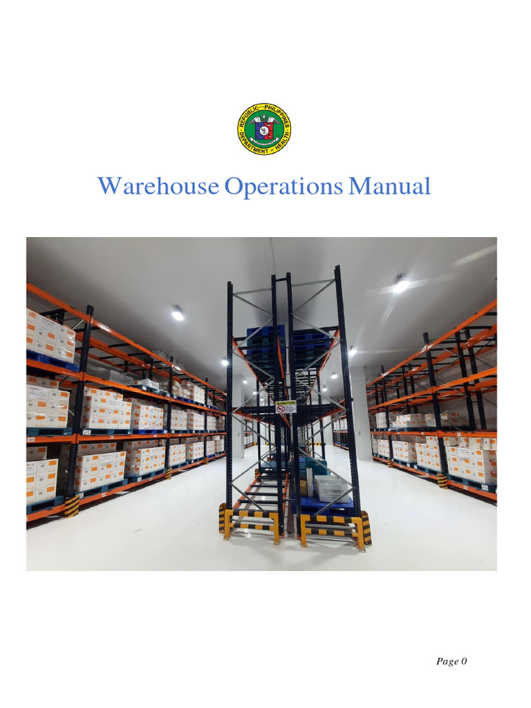 Warehouse Operations Manual 2021 | PDF | Warehouse | Logistics