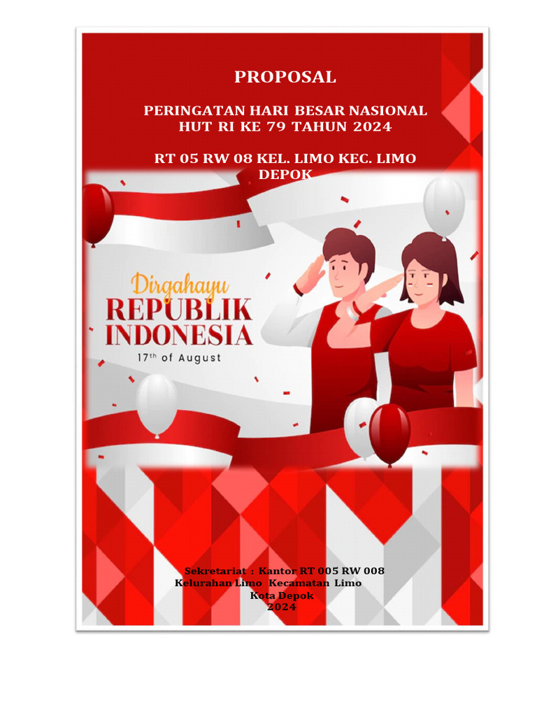 PROPOSAL HUT RI 79 RT 05 | PDF