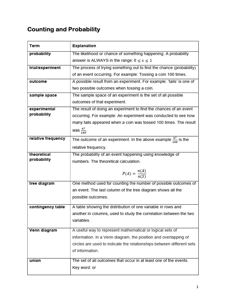 5 - Probability | PDF | Experiment | Probability