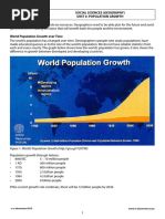 IGCSE Geography: Population Questions | PDF | Human Migration ...