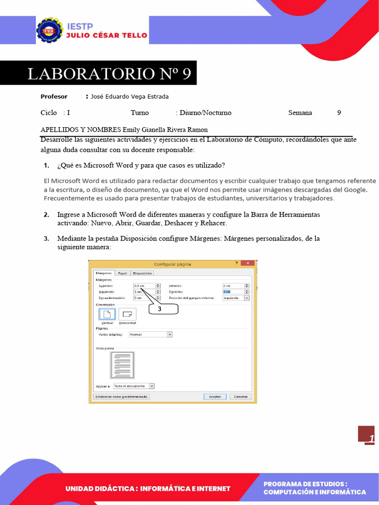 Laboratorio9 Informatica e Internet | PDF