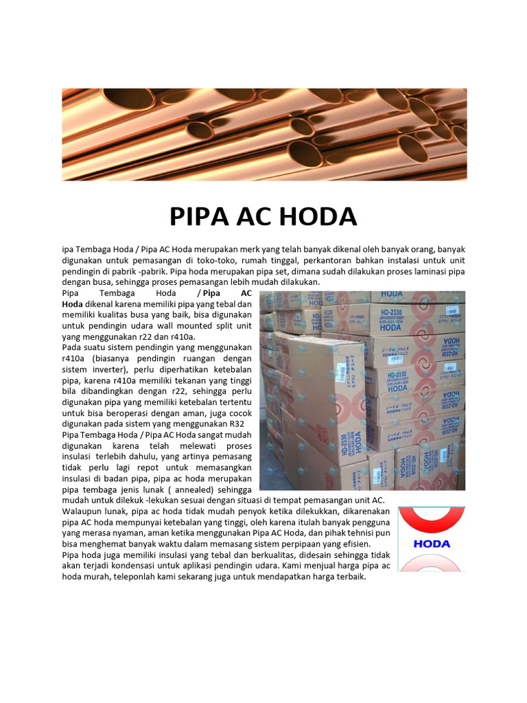 Brosur HODa | PDF | Teknologi & Rekayasa