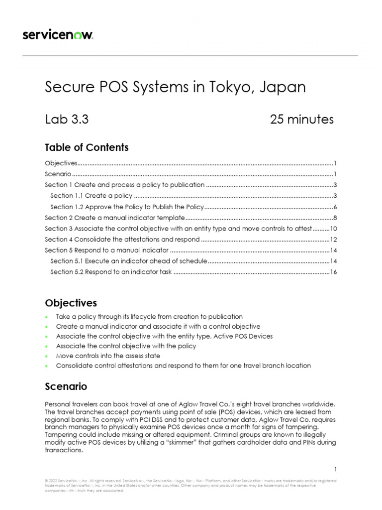 GRC IRMF Lab 3.3 Secure POS Systems in Tokyo Japan | PDF | Point Of Sale | Trademark