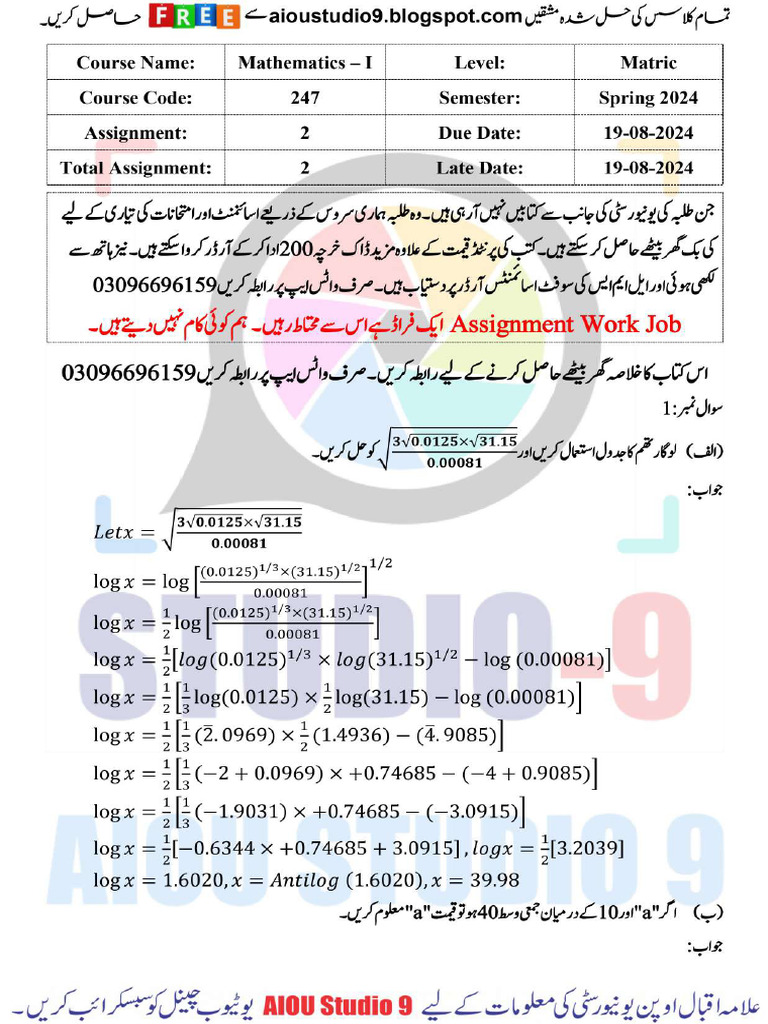 247 2 Spring2024 | PDF