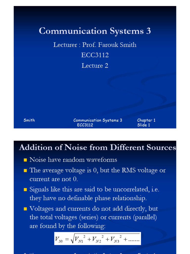 Electronics Communication by Roy Blake | PDF | Signal To Noise Ratio | Decibel