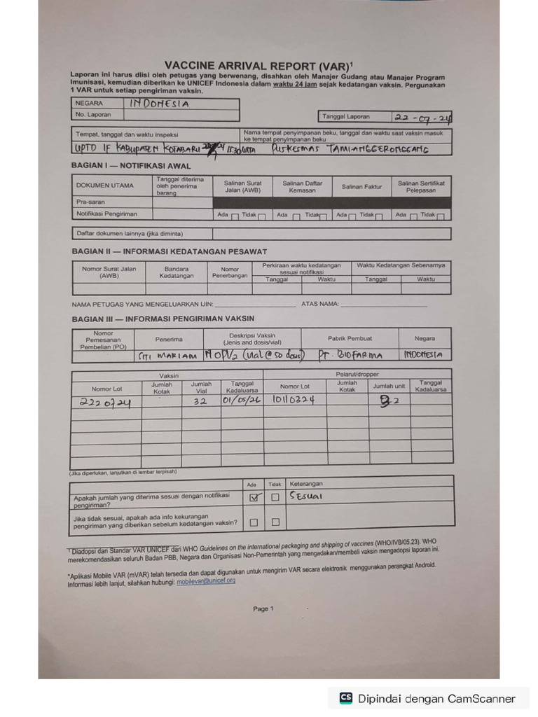 PKM TMGG VAR nOPV2 | PDF