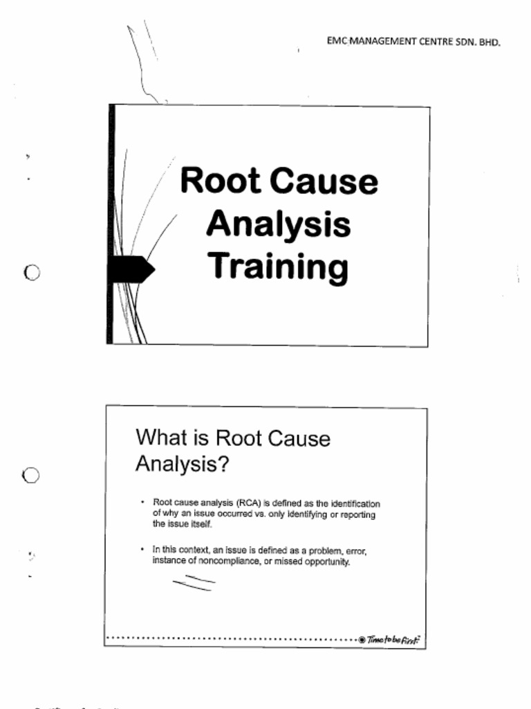 Root Cause Analysis | PDF
