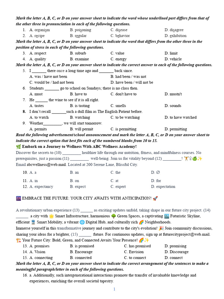 G1- Trang Nguyen - E11- form minh họa (1) - hs | PDF | Elizabeth Ii ...
