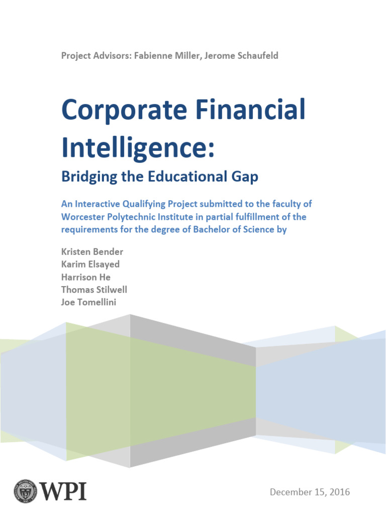 Corporate Financial Intelligence | PDF | Entrepreneurship | Balance Sheet