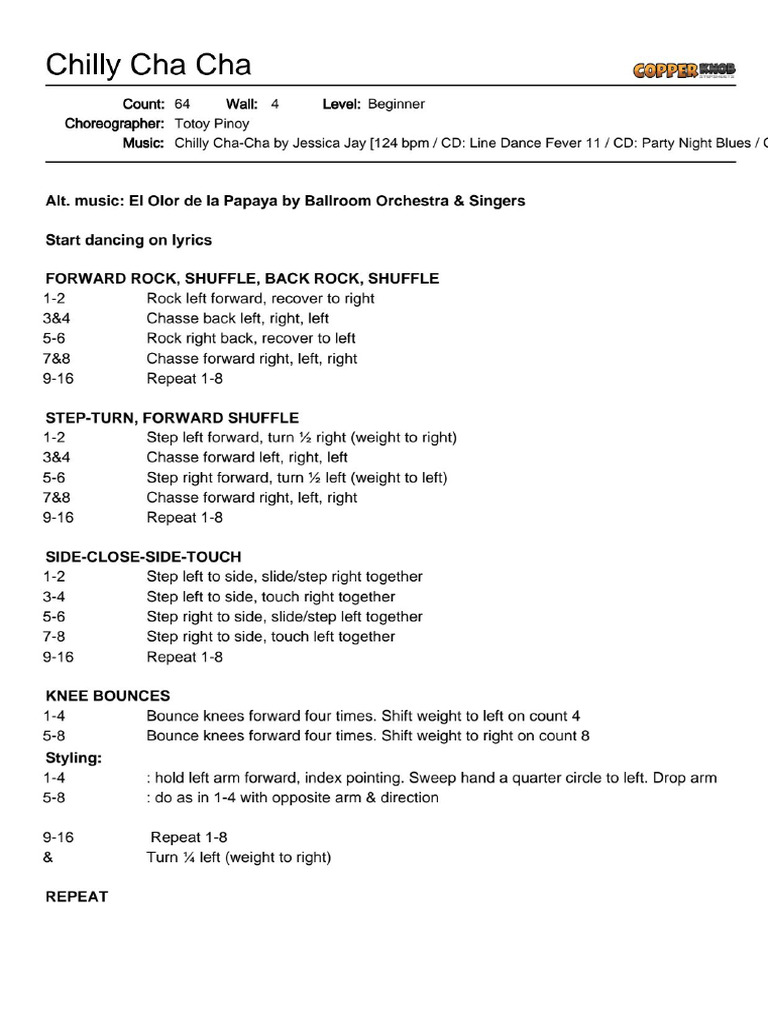 Chilly Cha Cha | PDF