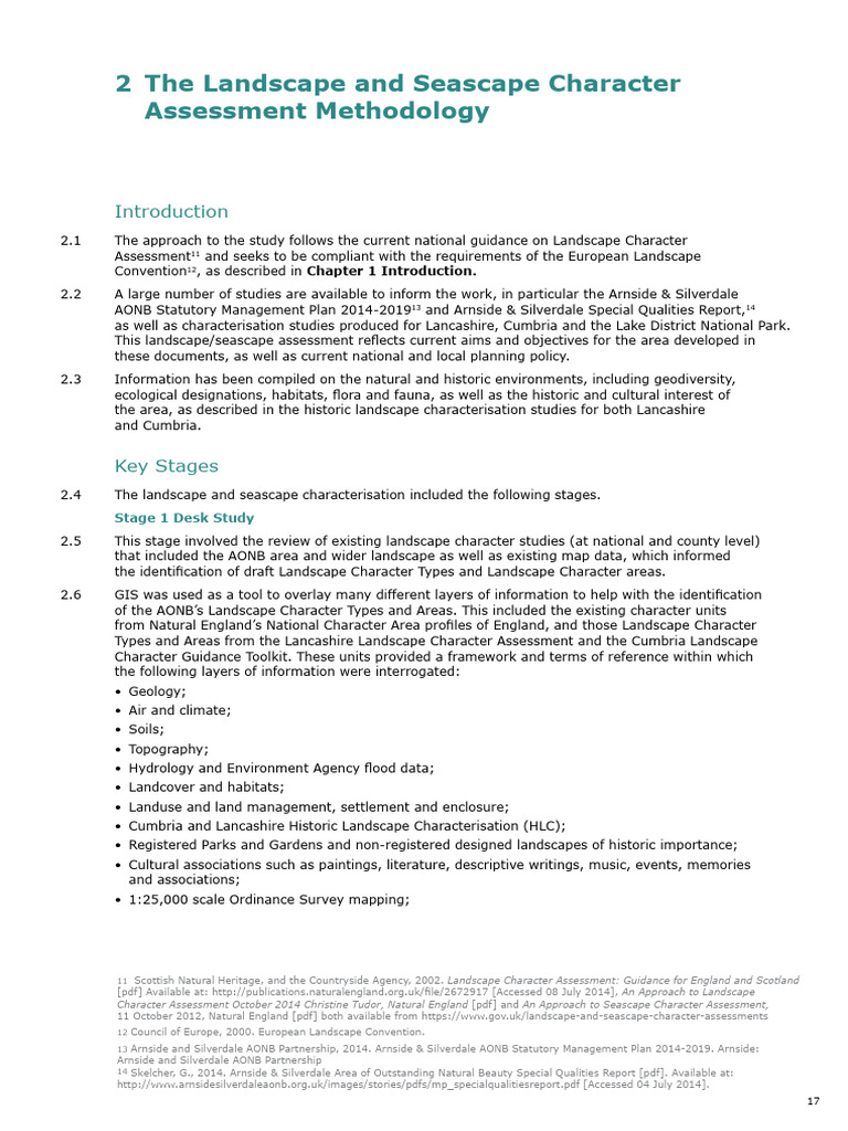 The Landscape and Seascape Character Assesment Methodology - Lsca ...