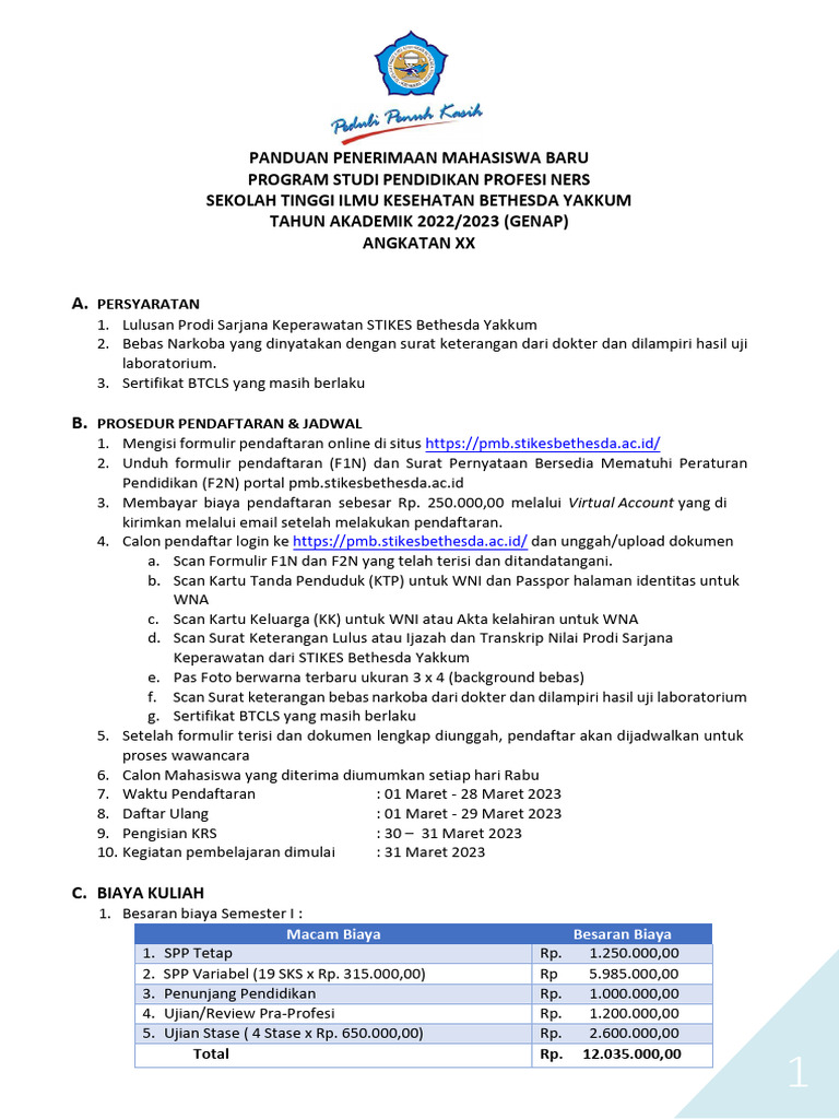 Panduan PMB 20222 Ns - 20 | PDF