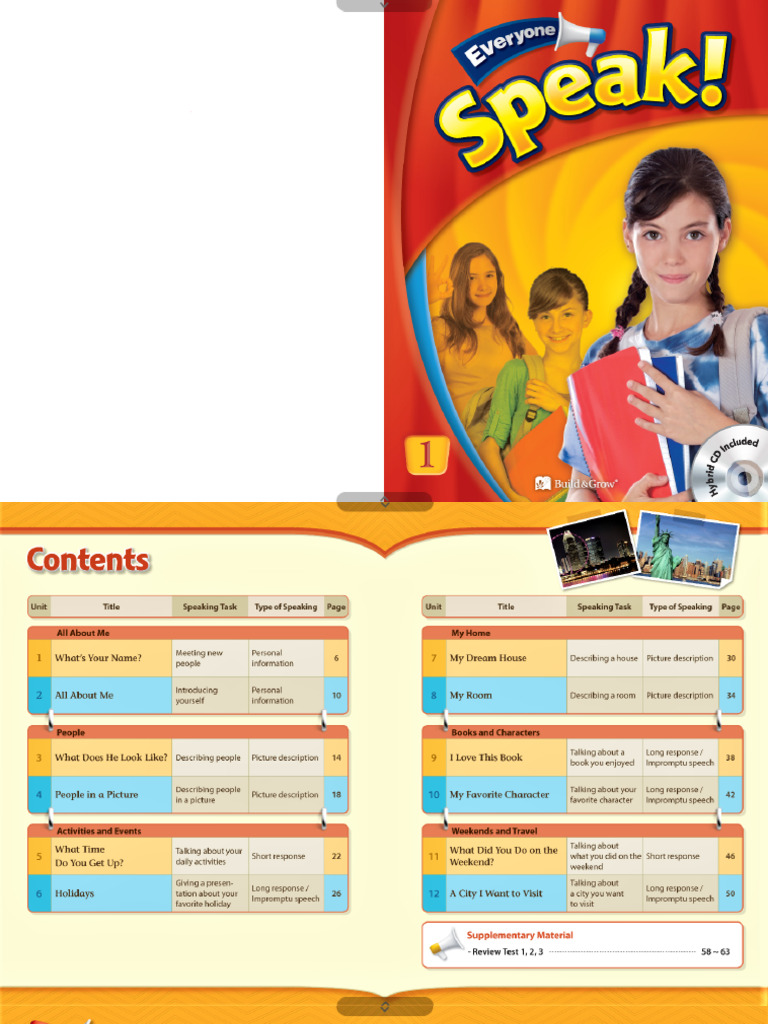 Everyone Speak 1 SB | PDF