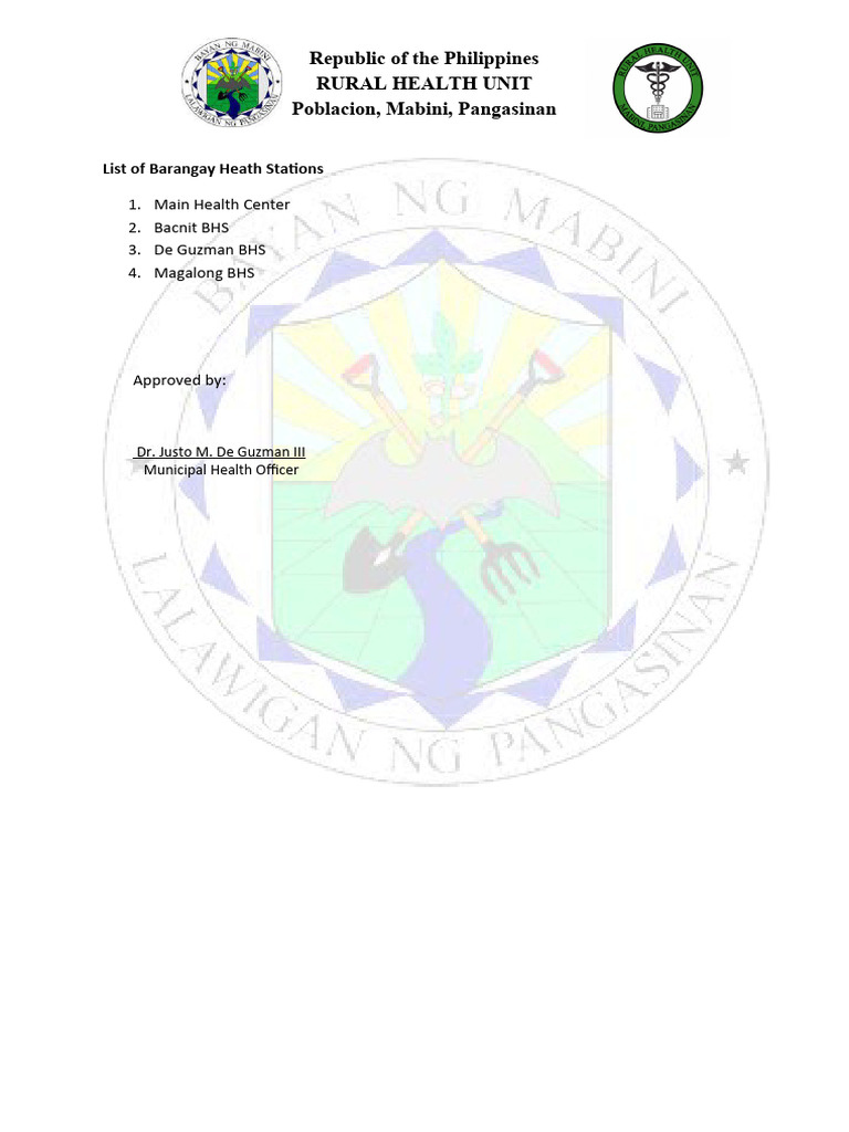 Local Health Board 2ND Quarter | PDF