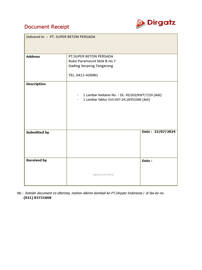 TTD Pt. Super Beton Gtr200 2 Roll | PDF