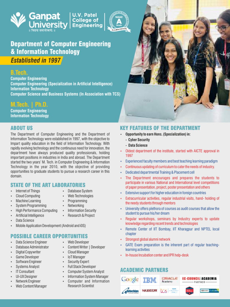 Department Brochure 2024_compressed | PDF | Information Technology ...