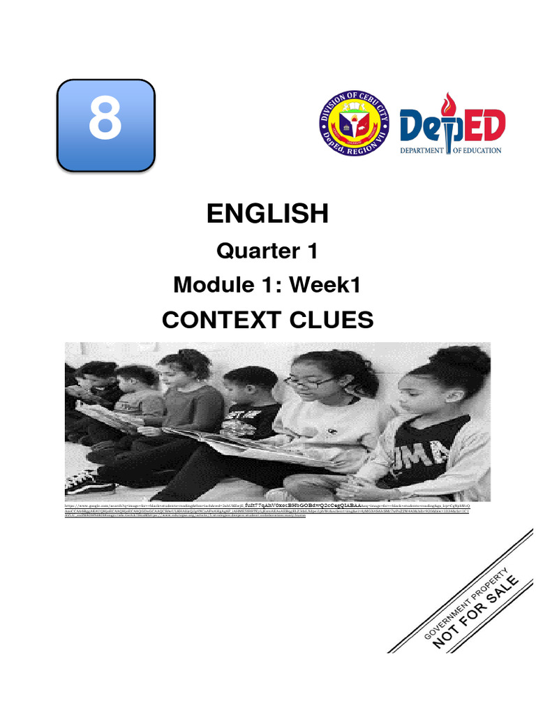 M1 - Q1 - English 8 | PDF | Reading Comprehension | Learning