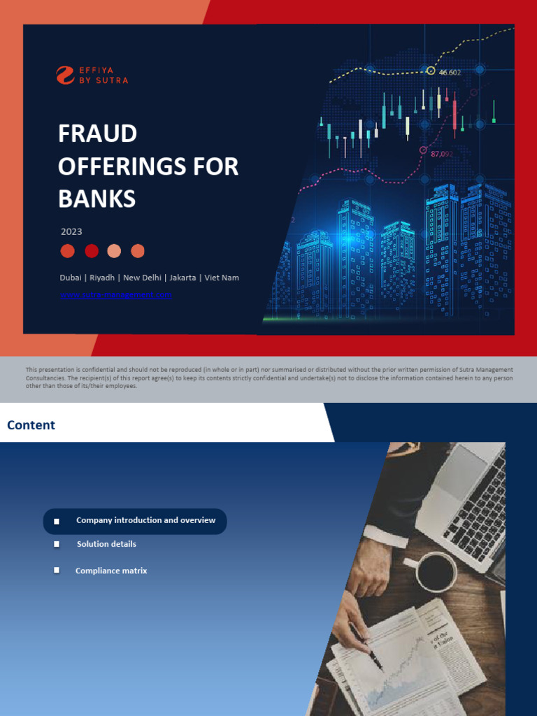 Effiya's Fraud Offerings in Banks - EN | PDF | Operational Risk | Internal Audit