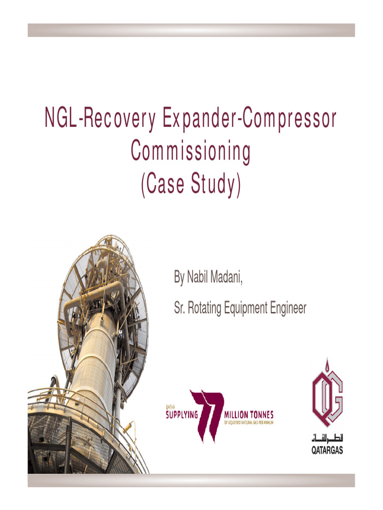 NGL-Recovery Expander-Compressor Commissioning | PDF | Gases | Gas Technologies