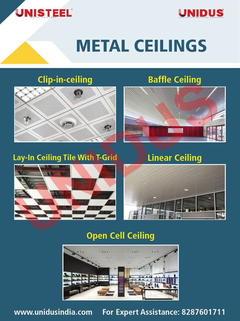 Metal Ceilings Brochure 24-07-2019 | PDF | Building Engineering