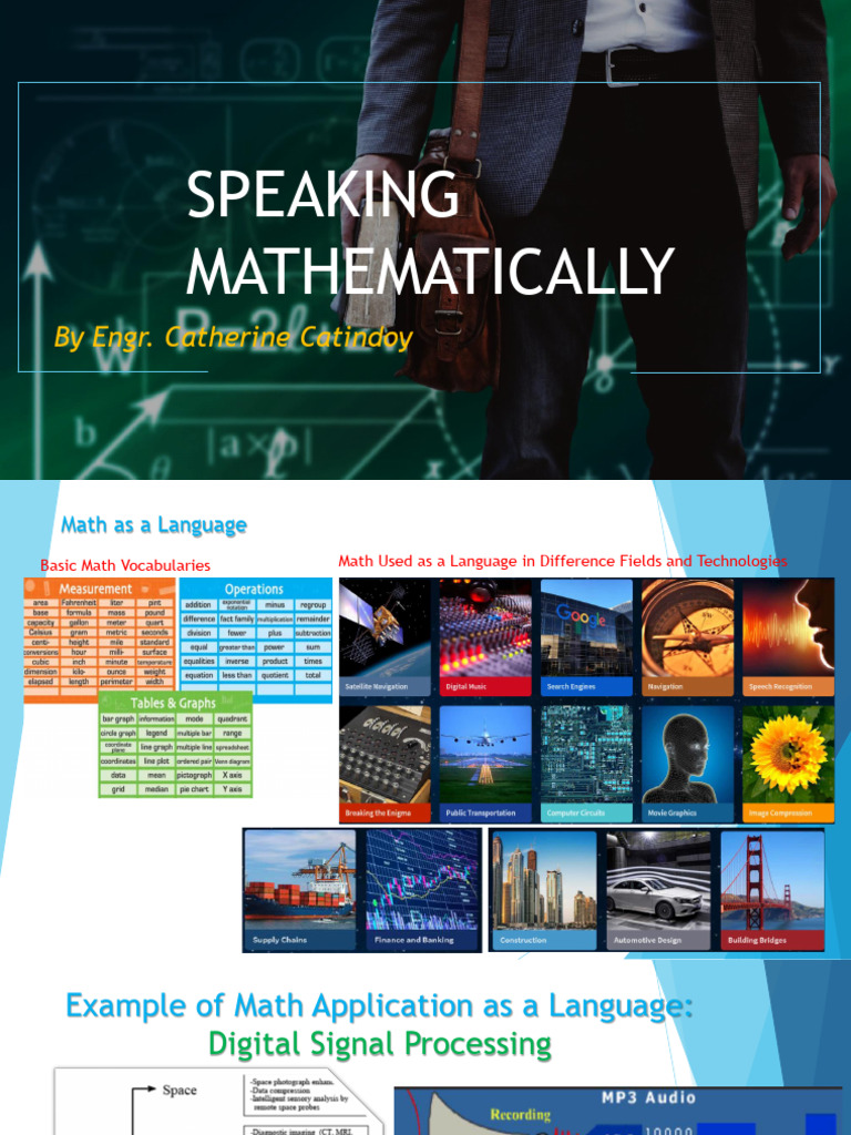 Mathematics in Modern World Week 2 3 Speaking Mathematically Updated ...