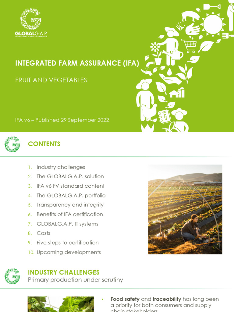 IFA v6 Certification for Fruit & Vegetables | PDF | Agriculture ...
