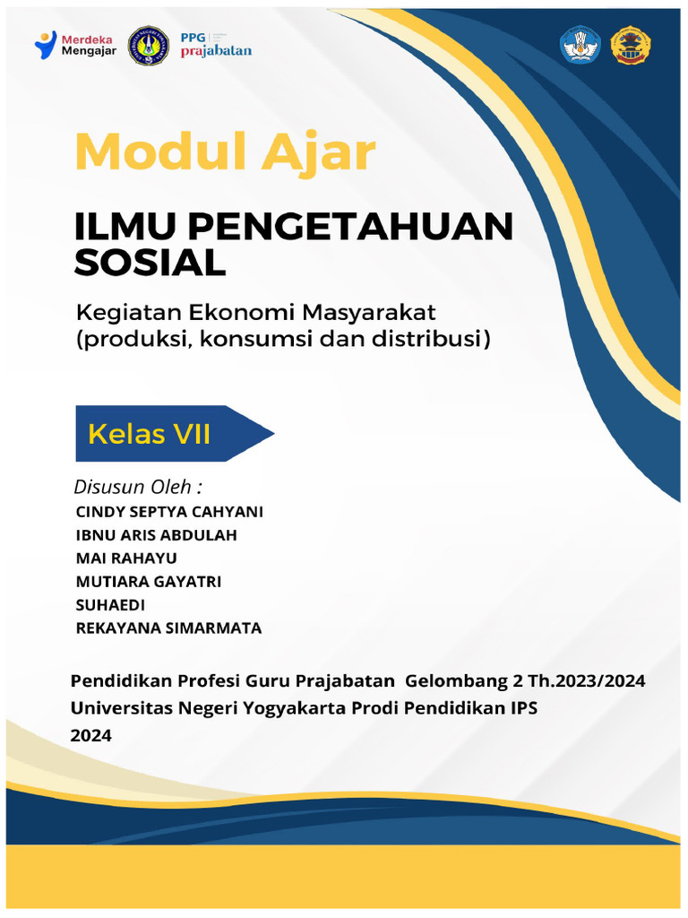 Modul Ajar Experiental Learning Kegiatan Ekonomi 1 Pdf