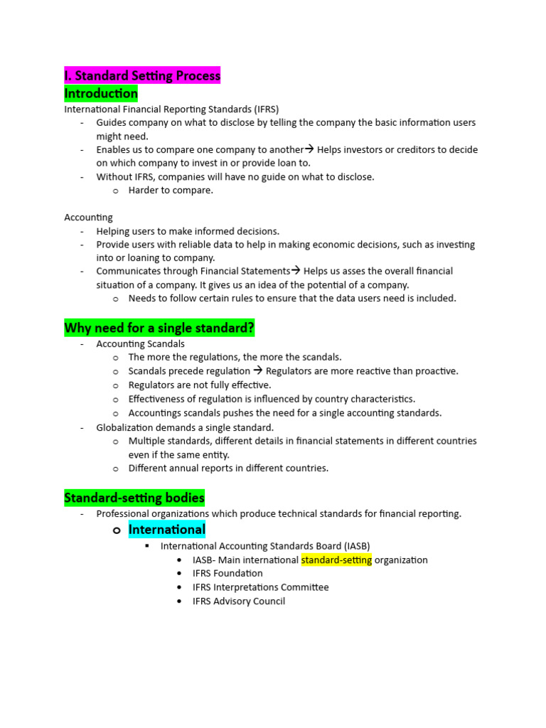 Unit 1 | PDF | International Financial Reporting Standards | Financial ...