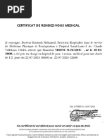 Certificat D'hospitalisation | PDF