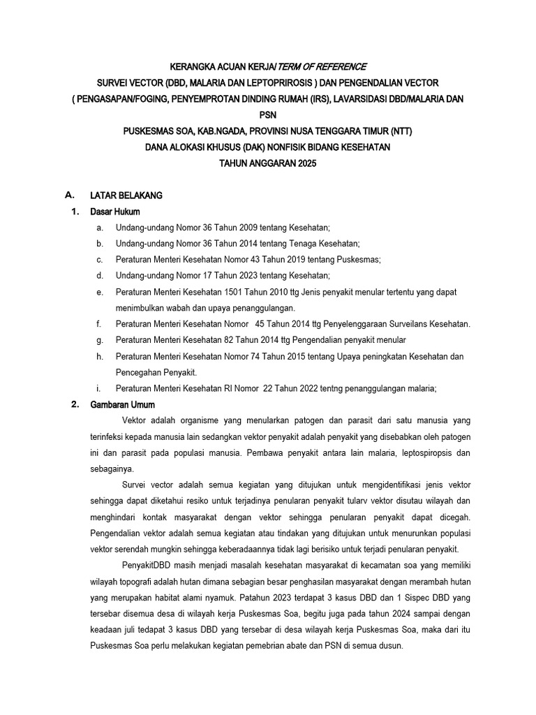 Tor Sur - Vector DBD PKM Soa 2025 | PDF | Ilmu Sosial
