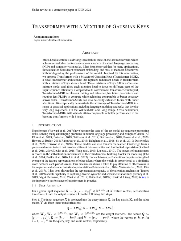 Transformer Mixture Key Pdf Matrix Mathematics Normal Distribution