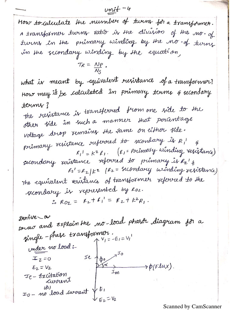 Electrical Machines - 2 Answers | PDF