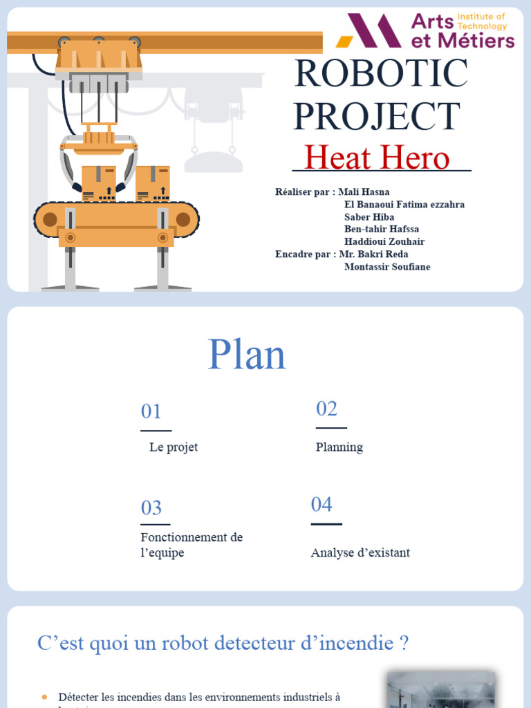 Projet Heat Hero : Robot Anti-incendie Innovant | PDF | Sécurité