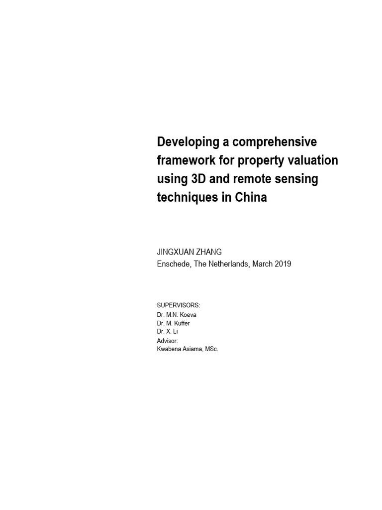 Project Sample 2 | PDF | Real Estate Appraisal | Spatial Analysis