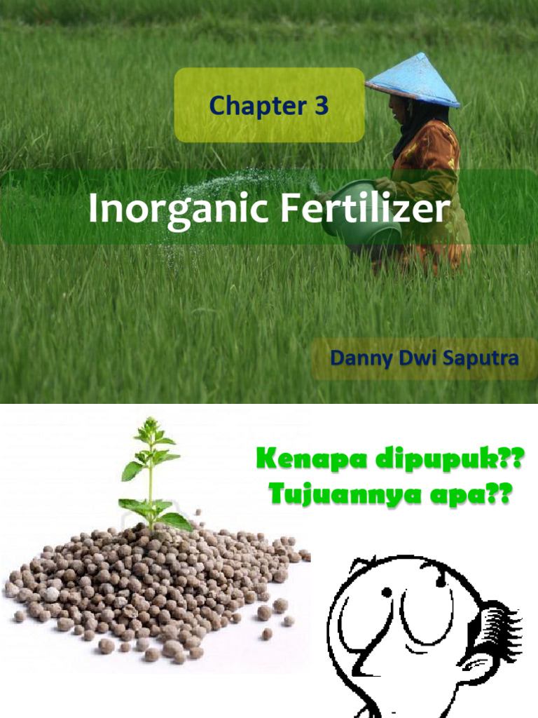 Inorganic Fertilizer Overview and Types | PDF | Fertilizer | Soil