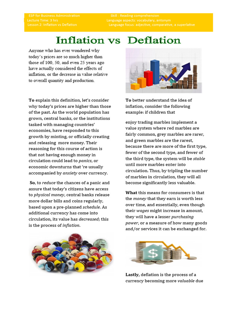 Inflation | PDF | Inflation | Deflation